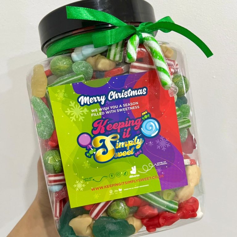 Create Your Own 1.5kg Festive Mix Jar – Keeping It Simply Sweet
